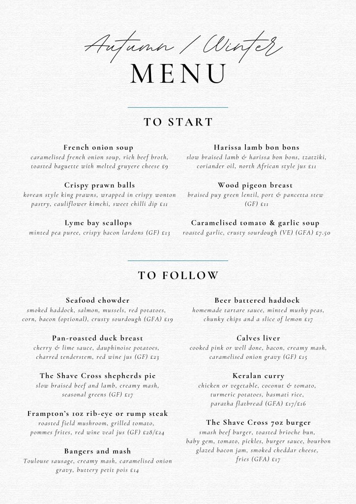 The Shave Cross Inn - Countryside Bar & Restaurant